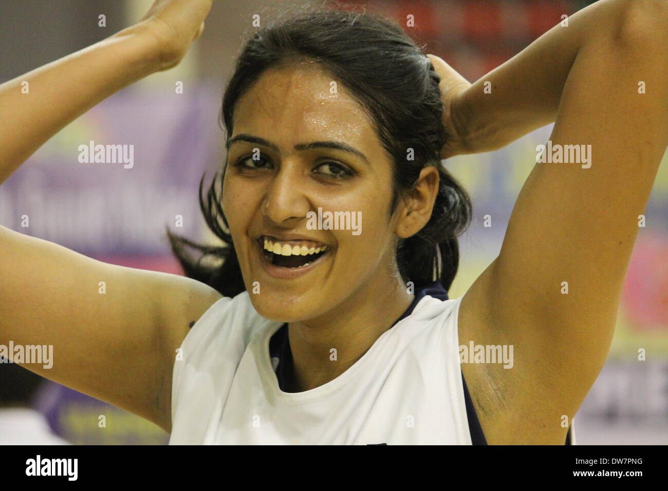Pataliputra Sports Complex, Patna, Bihar, India, February 02, 2014. A ...
