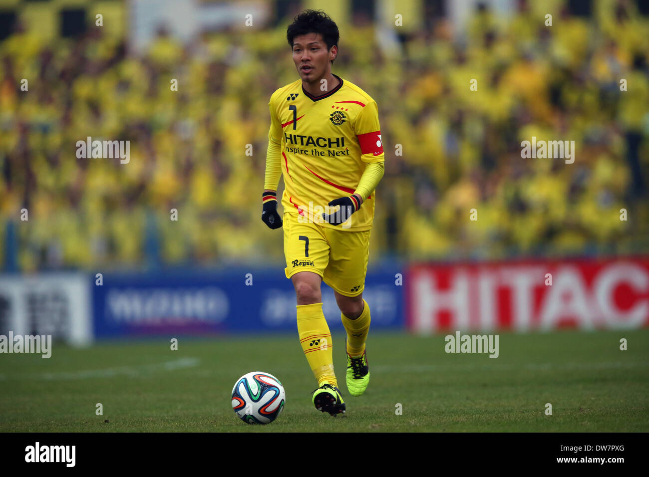 Hitachi Kashiwa Stadium, Chiba, Japan. 1st Mar, 2013. Hidekazu Otani (Reysol), MARCH 1, 2013 ...