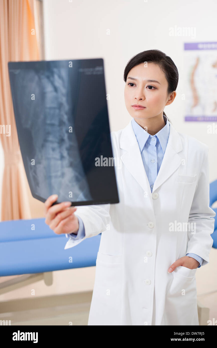 Doctor with x-ray image Stock Photo - Alamy