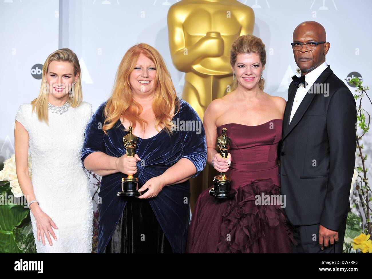 Los Angeles, CA. 2nd Mar, 2014. Naomi Watts, Adruitha Lee, Robin ...