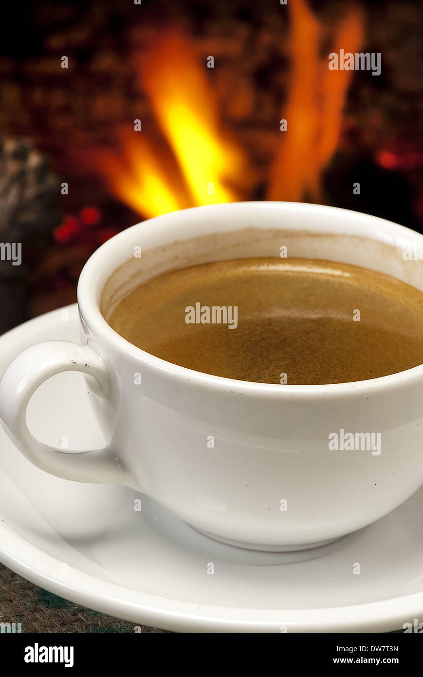 Ann Arbor, MI, USA. 2nd Mar, 2014. A long pull cup of coffee sits in ...