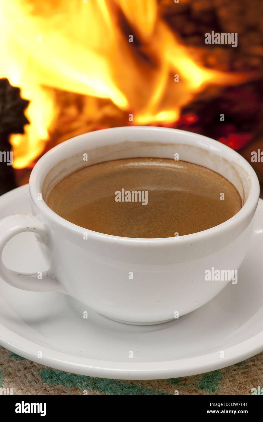 Ann Arbor, MI, USA. 2nd Mar, 2014. A long pull cup of coffee sits in ...