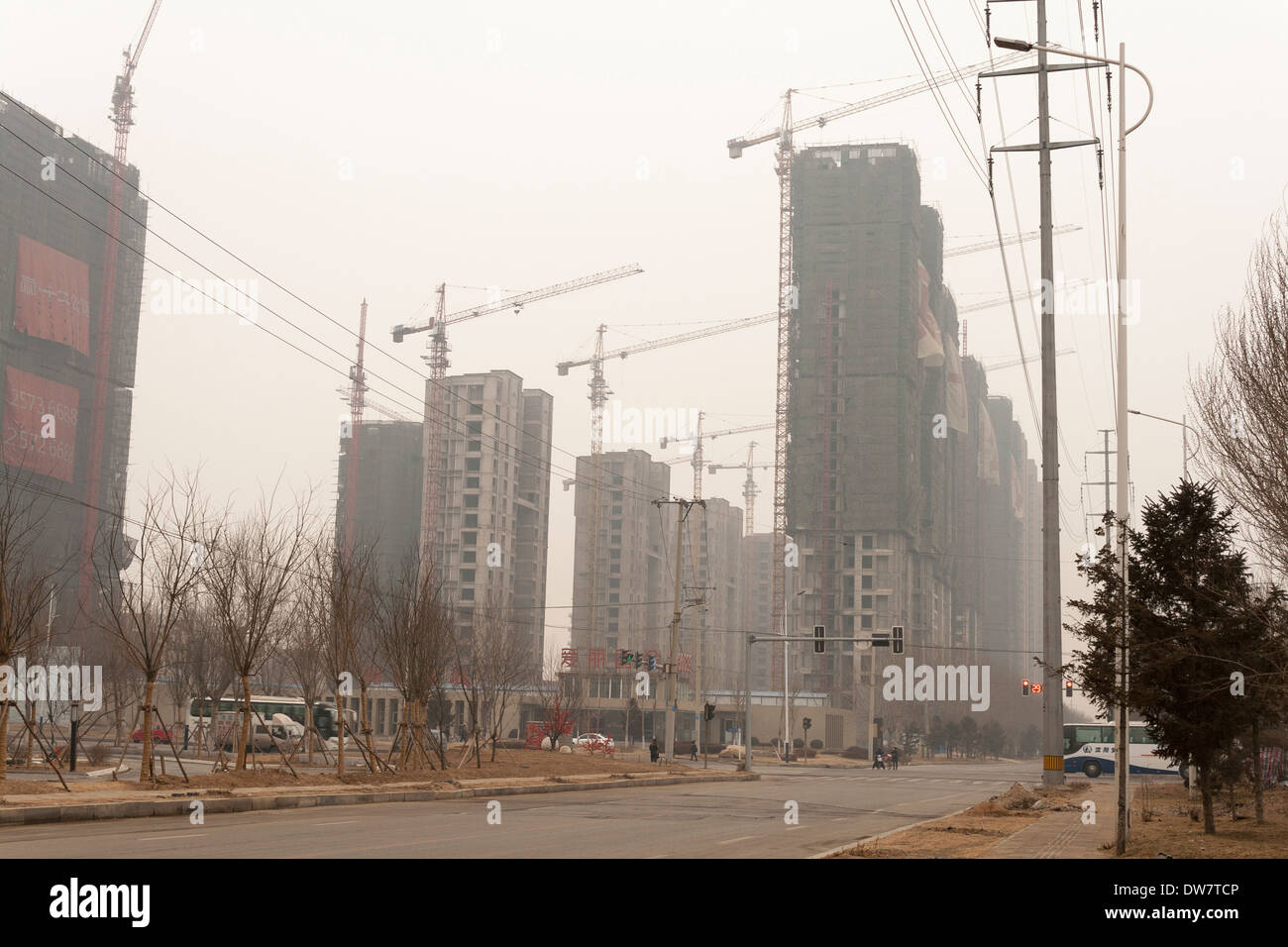 air pollution china shenyang Beijing city Stock Photo - Alamy