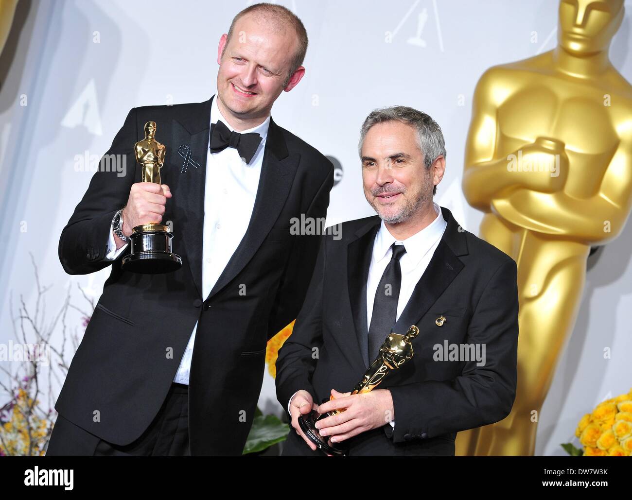 Los Angeles, CA. 2nd Mar, 2014. Mark Sanger, Alfonso Cuaron, Best ...