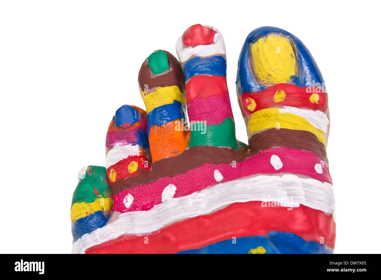 Body painting in primitive savages style. Handmade art painted patterns ...