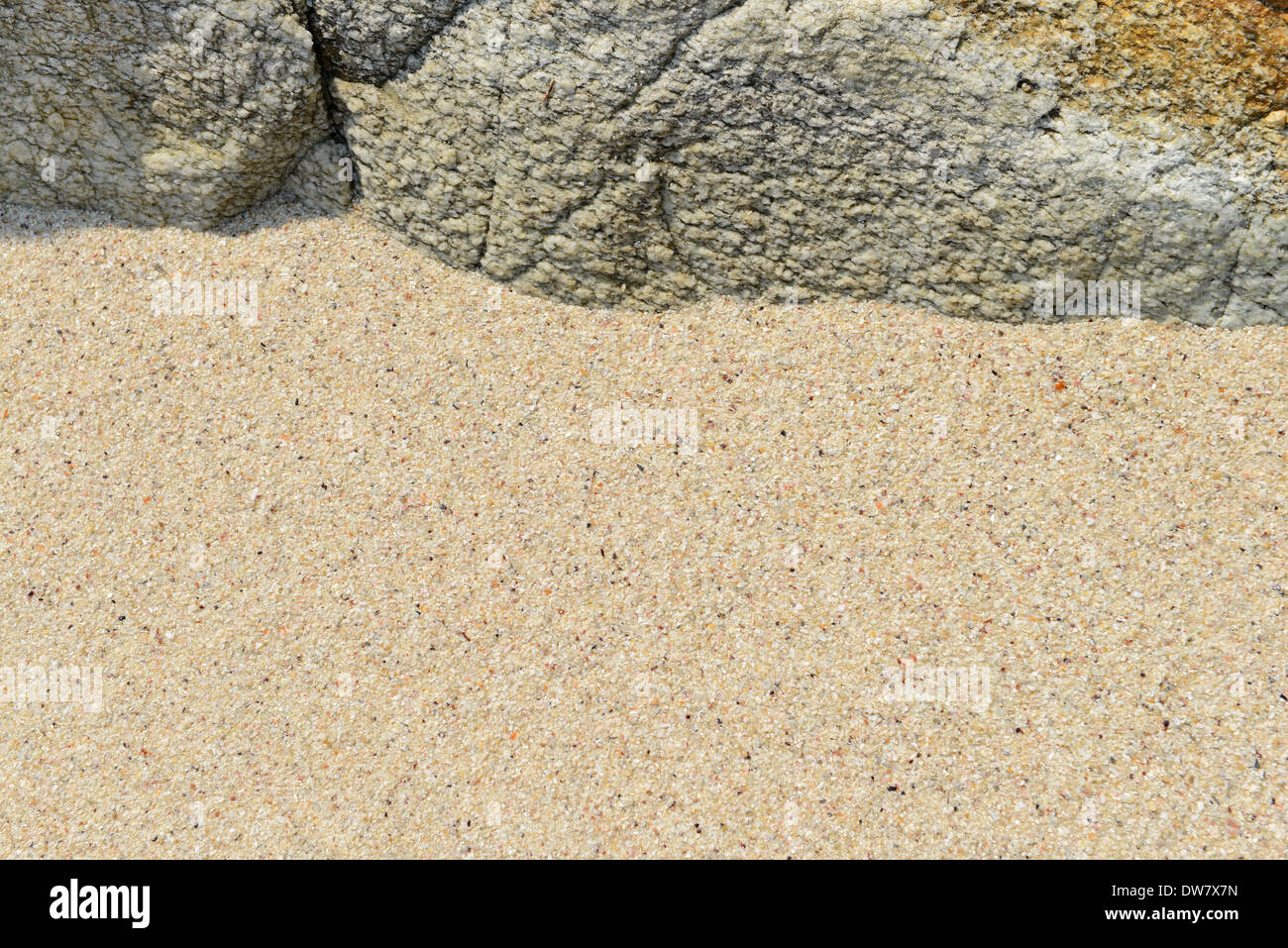 Sand beach rocks beautiful pattern and texture Stock Photo - Alamy