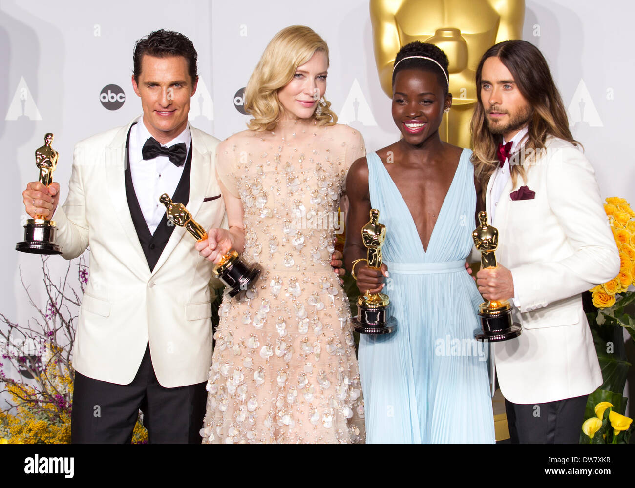 MATTHEW MCCONAUGHEY CATE BLANCHETT LUPITA NYONG'O JARED LETO 86TH ...