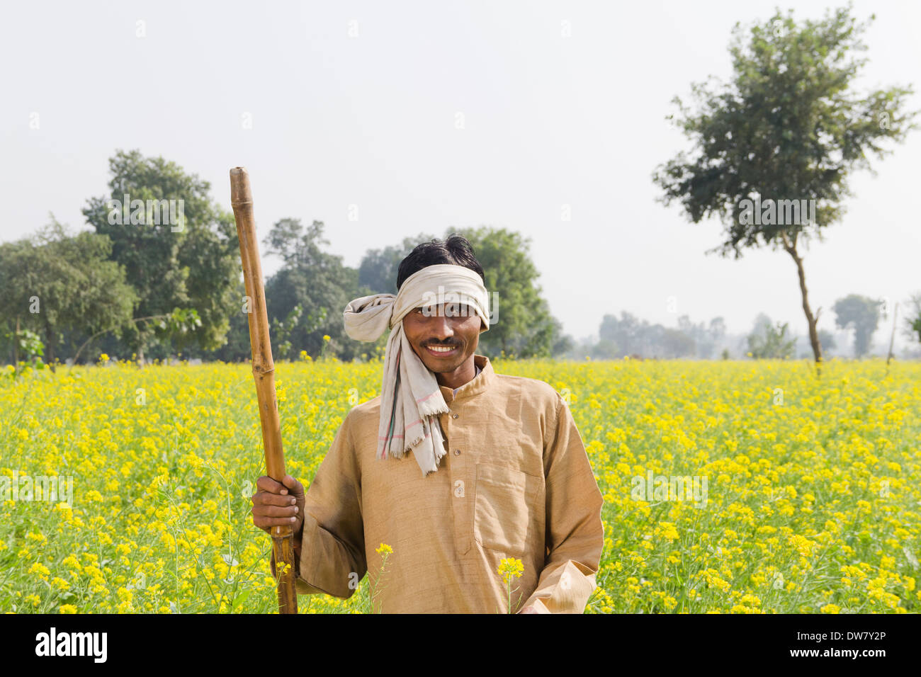 1 Indian famer standing in farms Stock Photo - Alamy