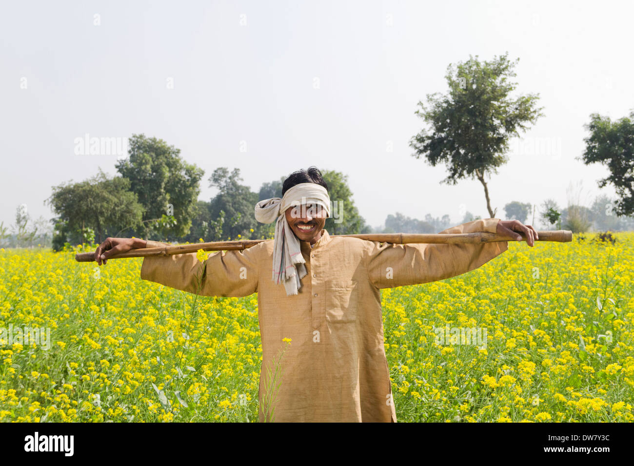 1 Indian famer standing in farms Stock Photo - Alamy