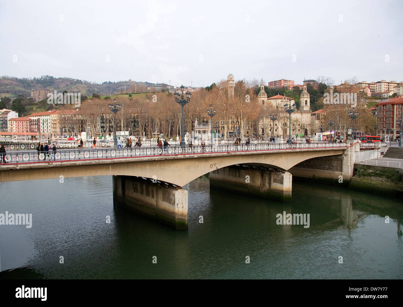 Merced bridge, gecho river, biscay, bilbao, basque country, spain Stock ...