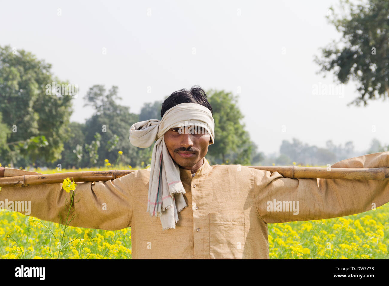 1 Indian famer standing in farms Stock Photo - Alamy