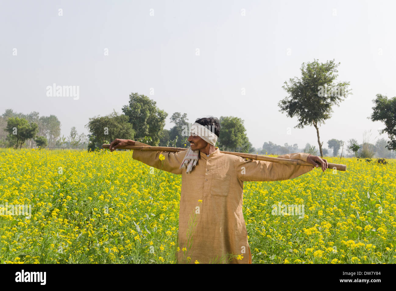 1 Indian famer standing in farms Stock Photo - Alamy