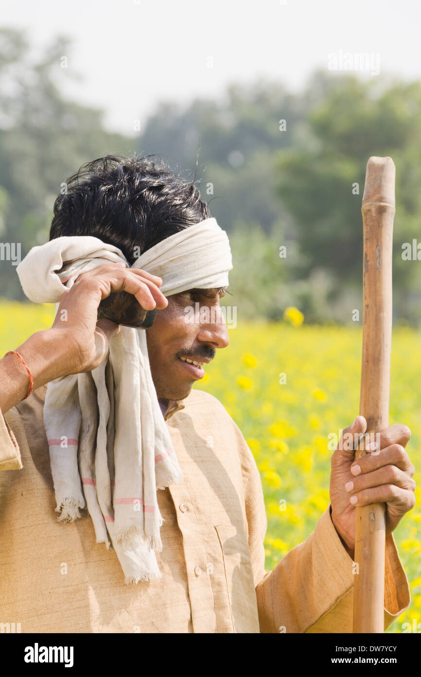 Portrait Of Indian Famer High Resolution Stock Photography and Images ...