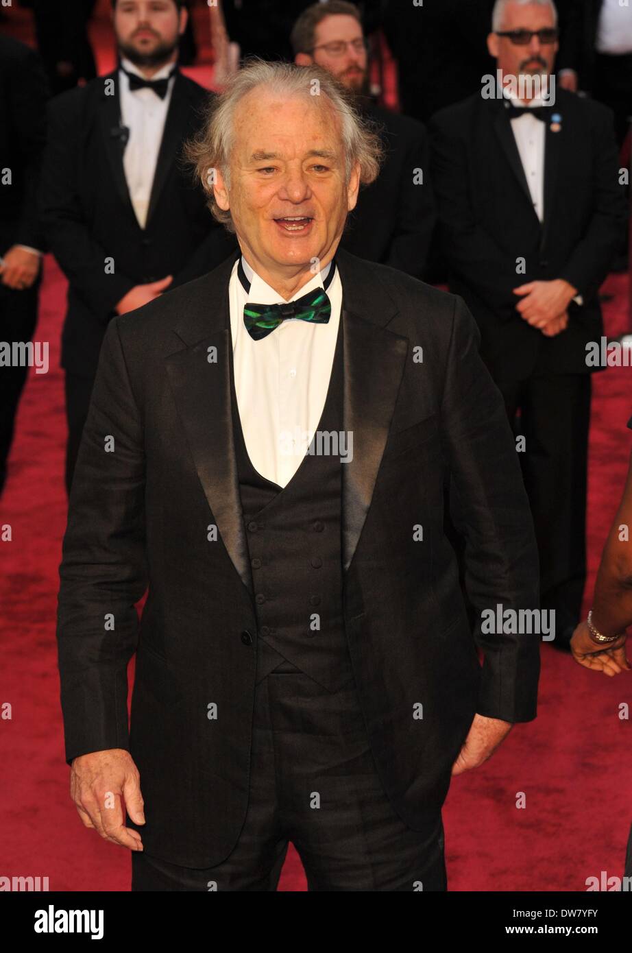 Los Angeles, CA. 2nd Mar, 2014. Bill Murray at arrivals for The 86th ...