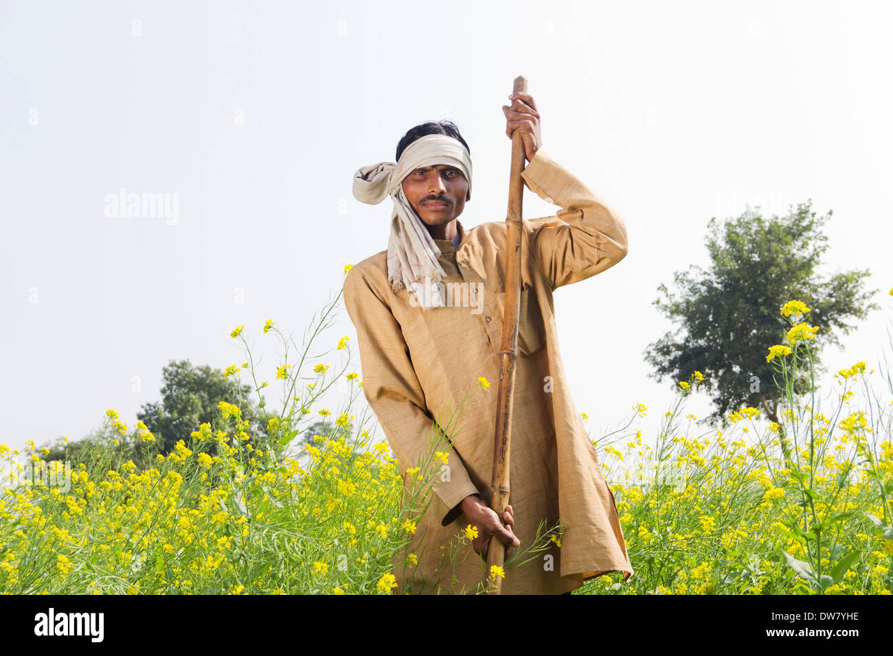 1 Indian famer standing in farms Stock Photo - Alamy