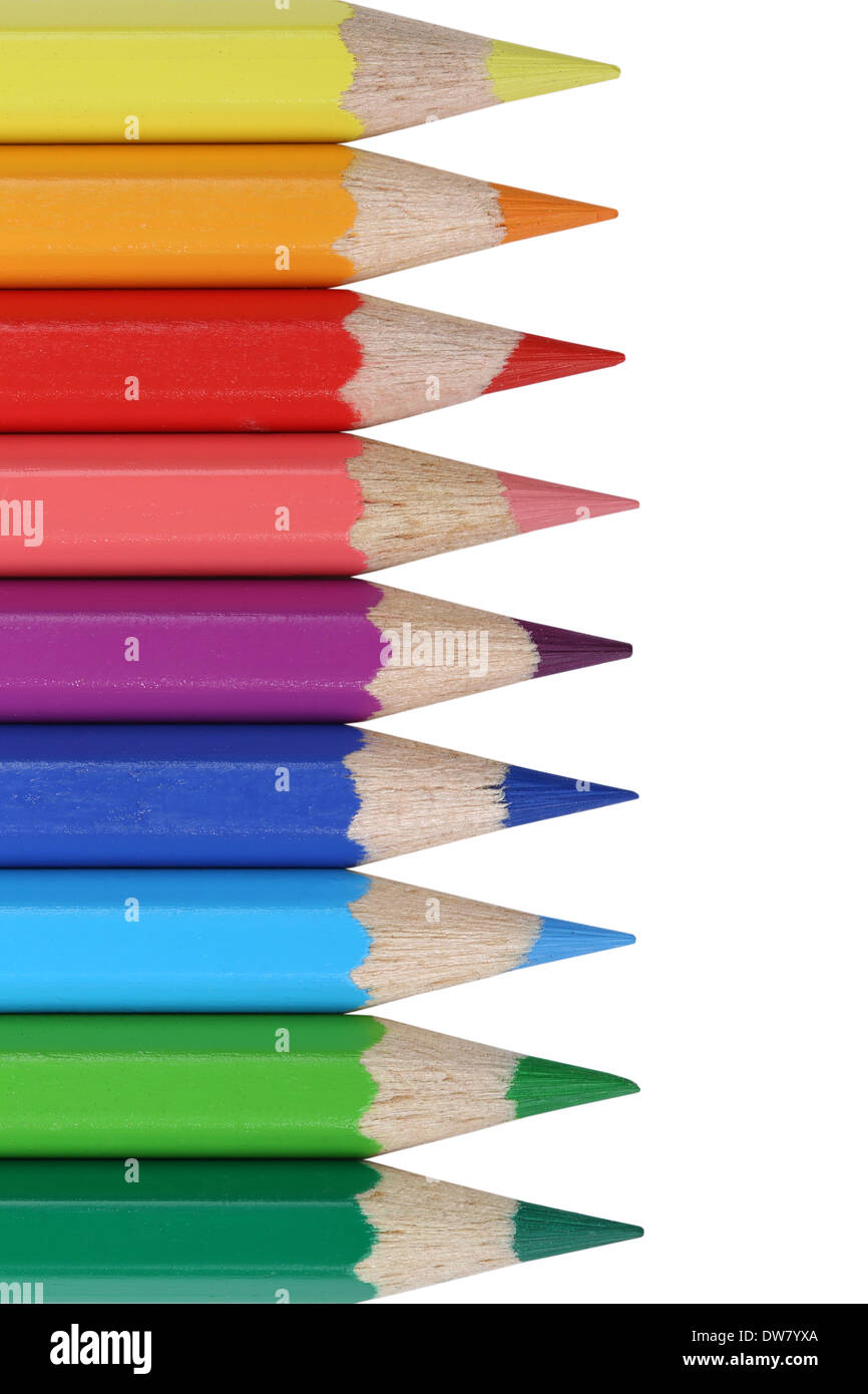 Colored pencils topic school supplies, student, back to school ...