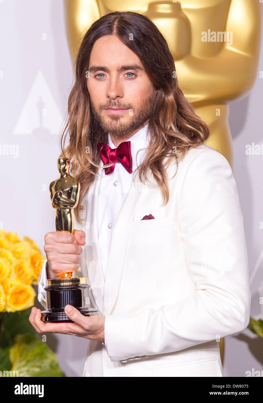 JARED LETO 86TH ANNUAL ACADEMY AWARDS PRESSROOM LOS ANGELES USA 02 ...