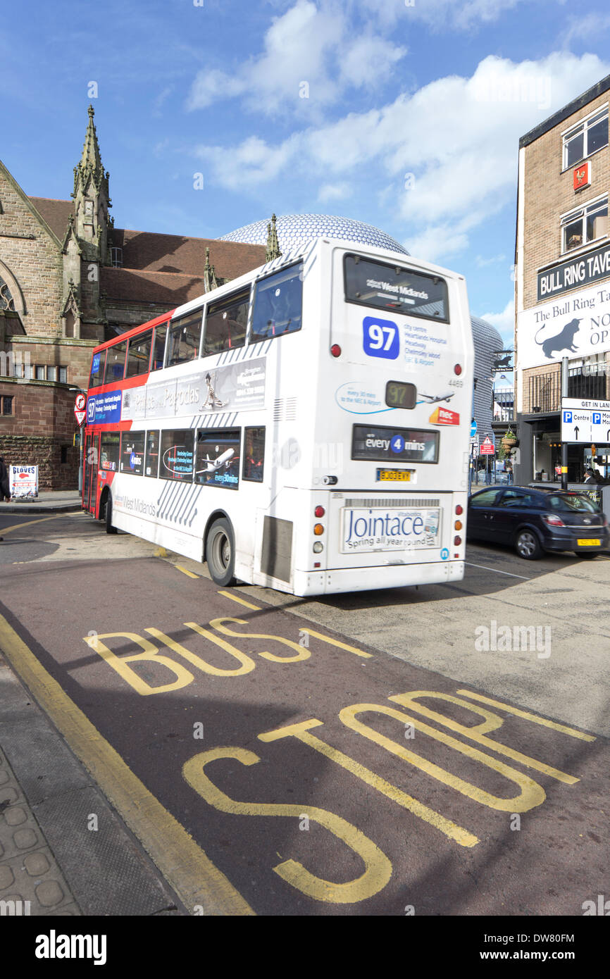Bus buses stop birmingham hi-res stock photography and images - Alamy