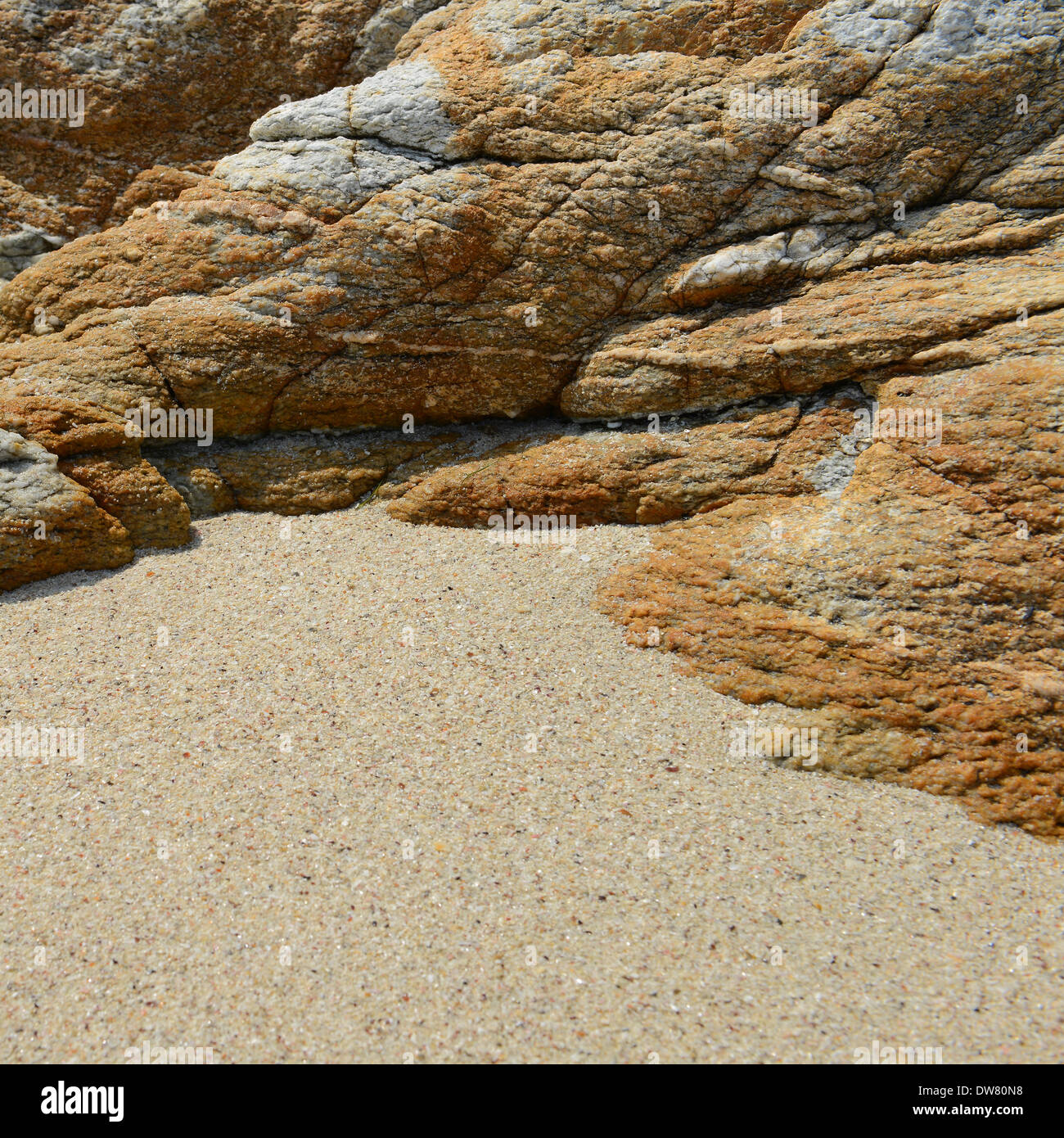 Sand beach rocks beautiful pattern and texture Stock Photo - Alamy