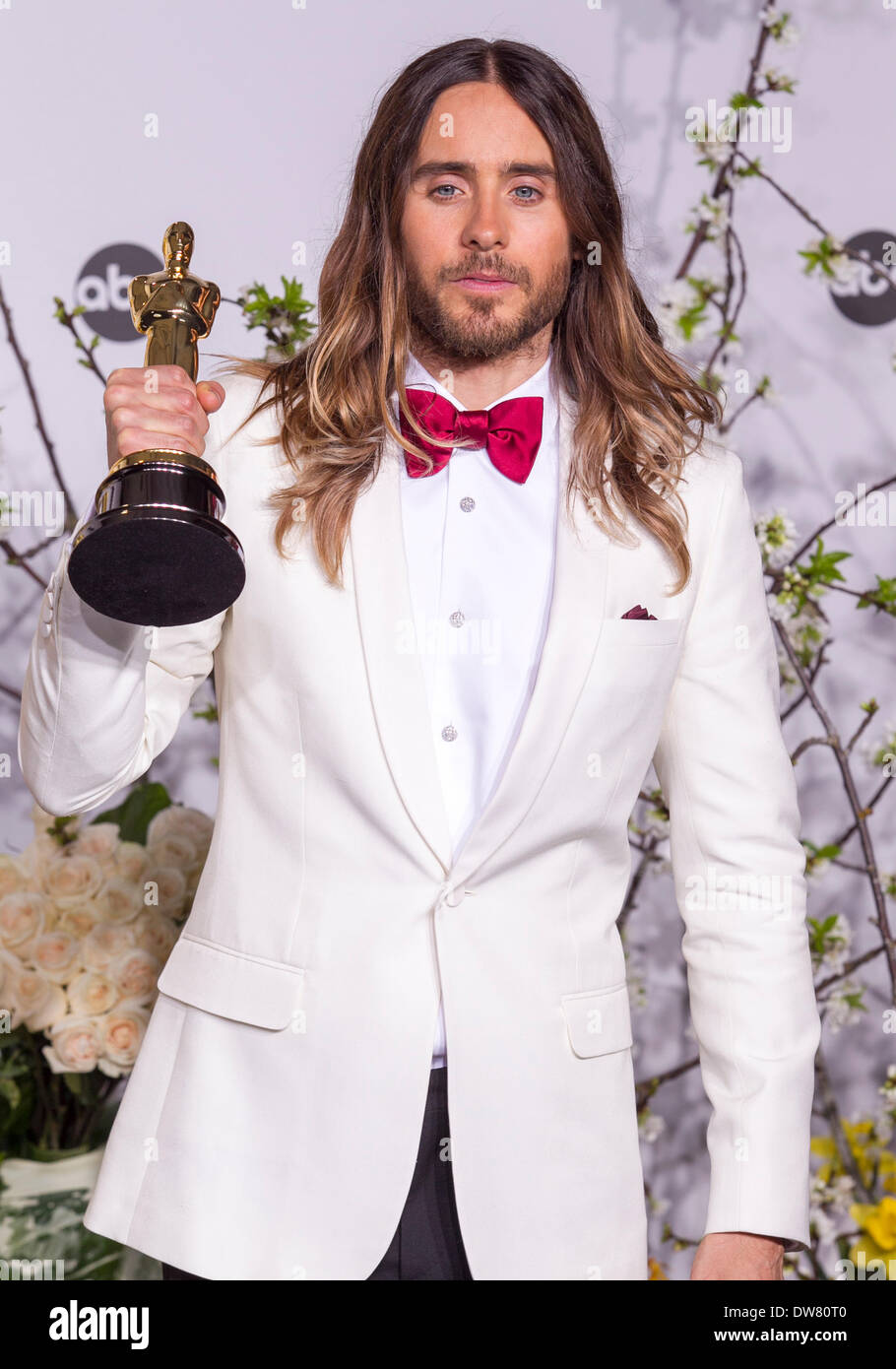 JARED LETO 86TH ANNUAL ACADEMY AWARDS PRESSROOM LOS ANGELES USA 02 ...