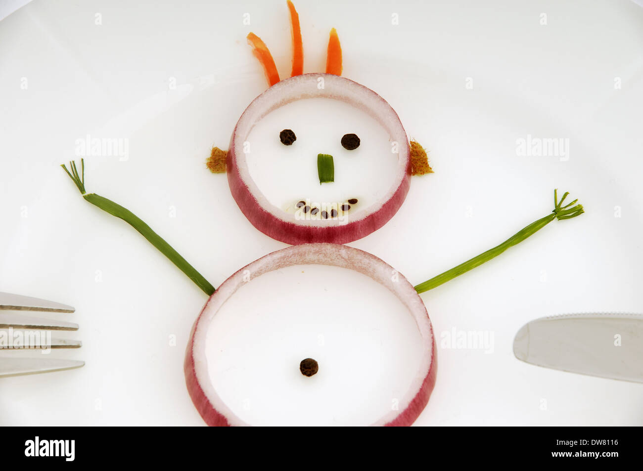 Man made out of vegetables hi-res stock photography and images - Alamy