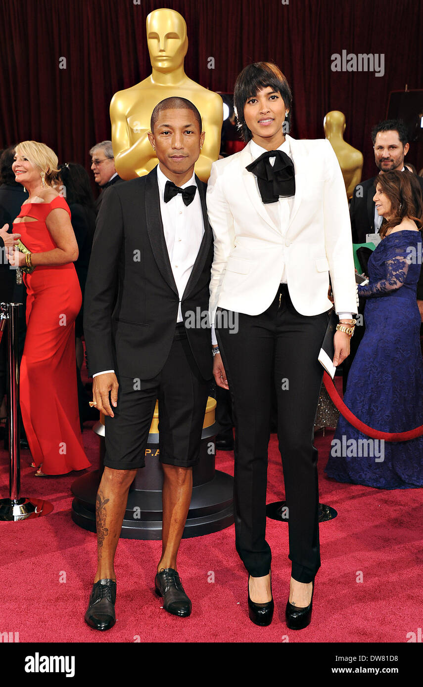 Los Angeles, California, USA. 2nd Mar, 2014. Singer PHARRELL WILLIAMS ...
