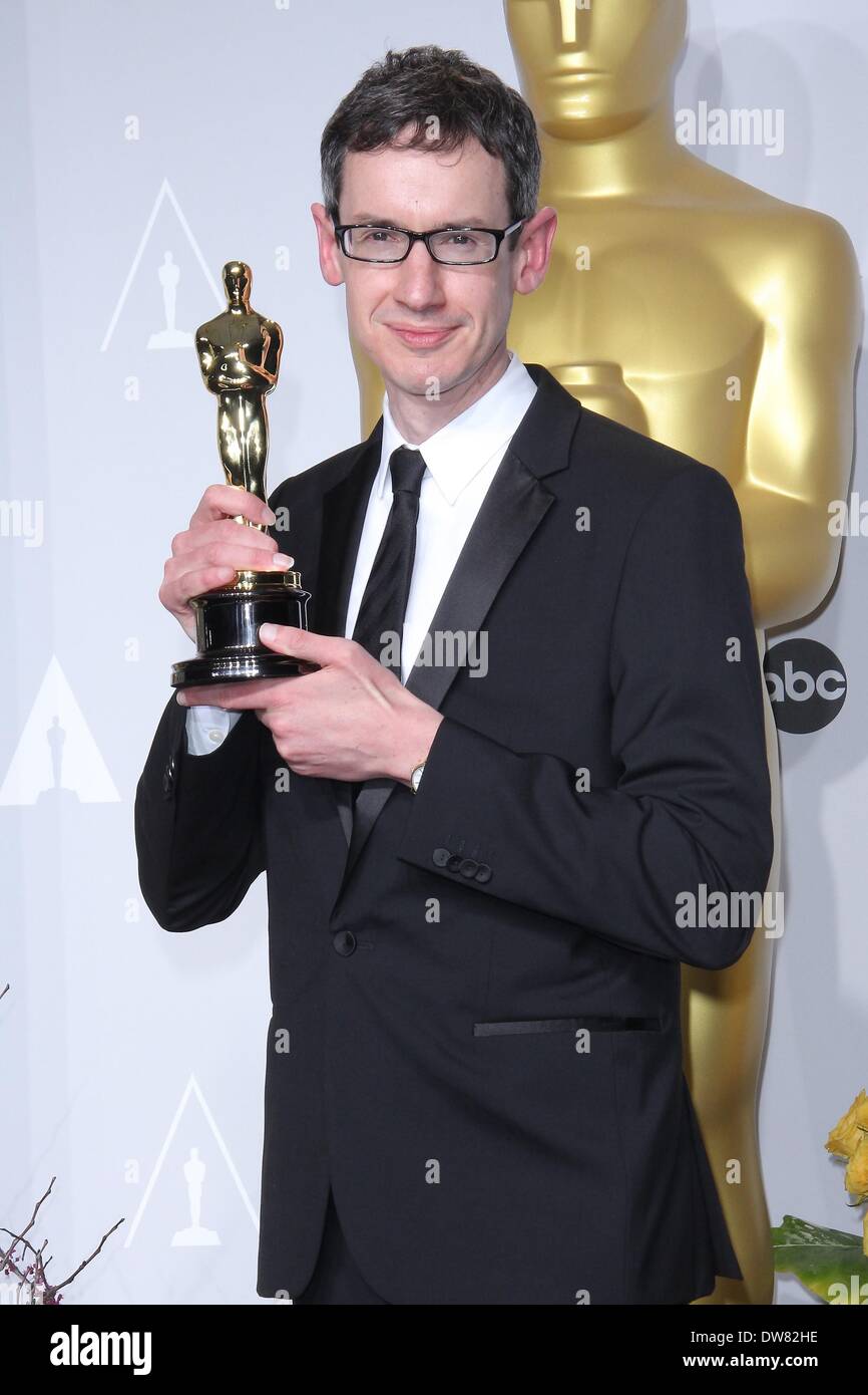 Los Angeles, California, USA. 2nd Mar, 2014. Steven Price poses in the ...