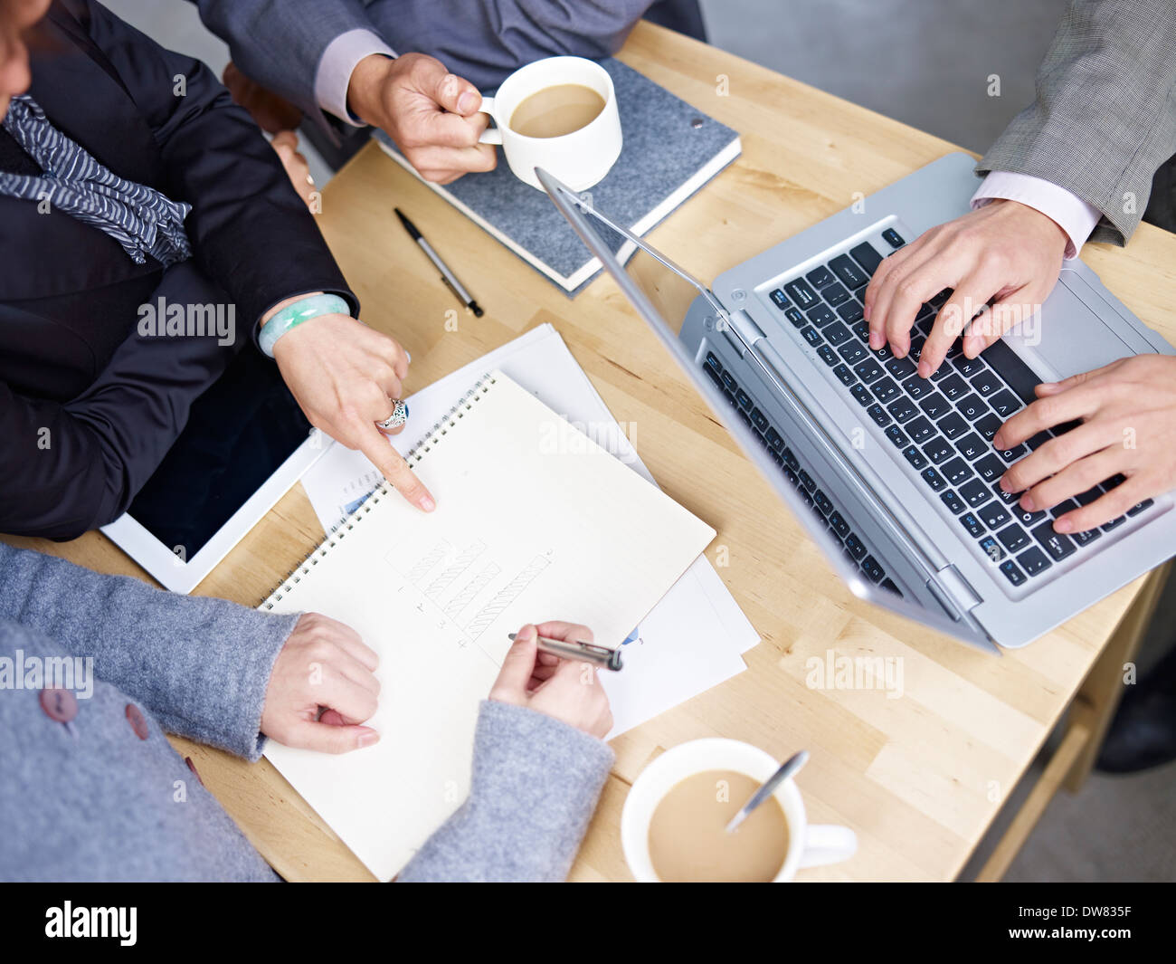 business meeting in office Stock Photo - Alamy