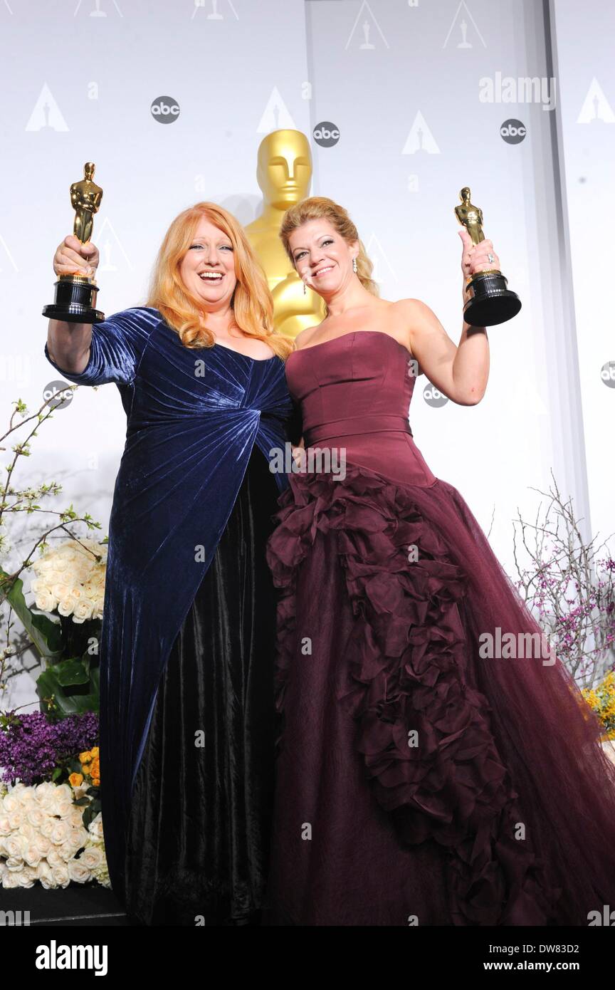 Robin Matthews, Adruitha Lee in the press room for The 86th Annual ...