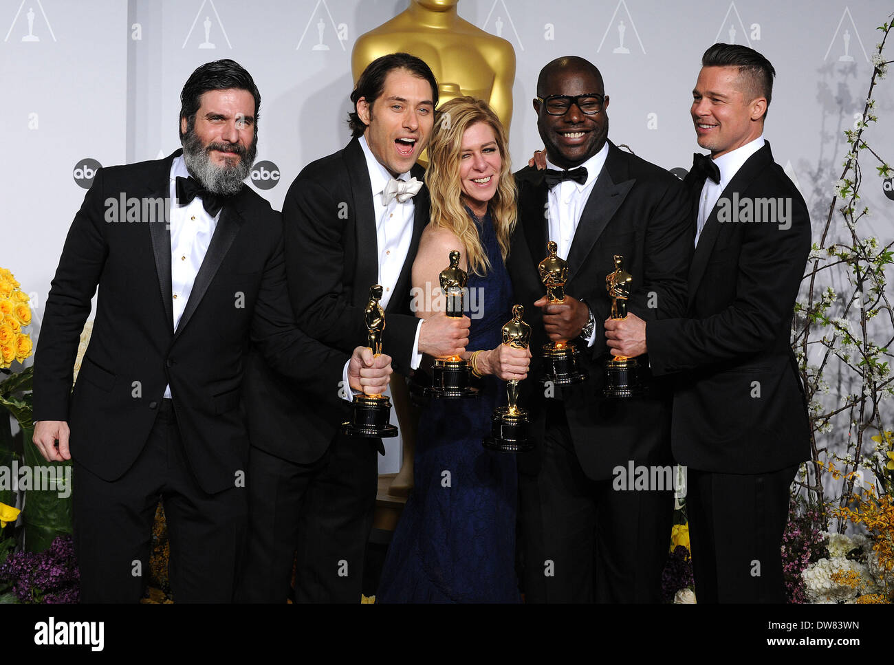 Dede gardner brad pitt jeremy kleiner hi-res stock photography and ...