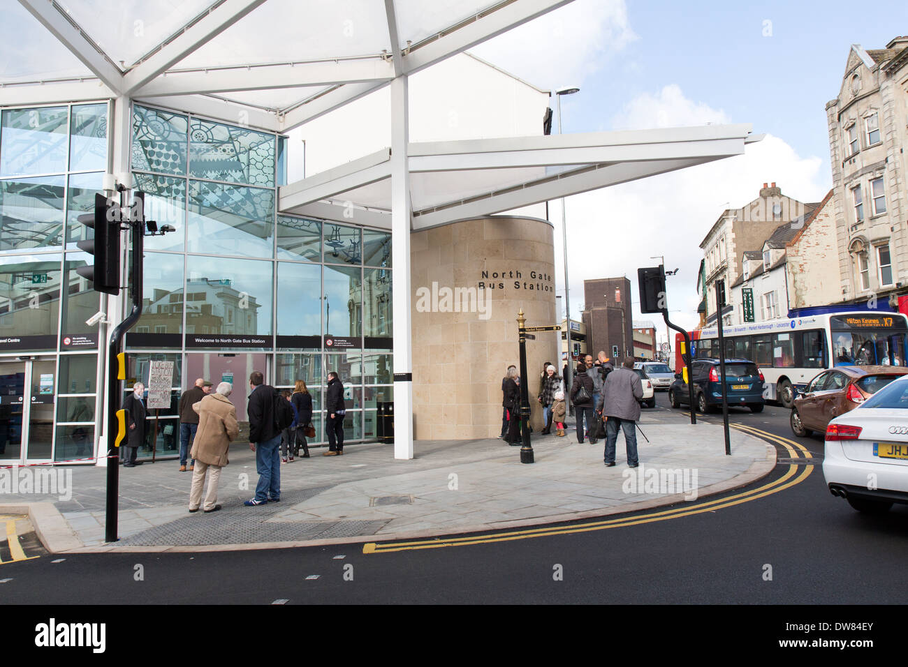 The new bus station in Northampton - North Gate Bus Station from the ...