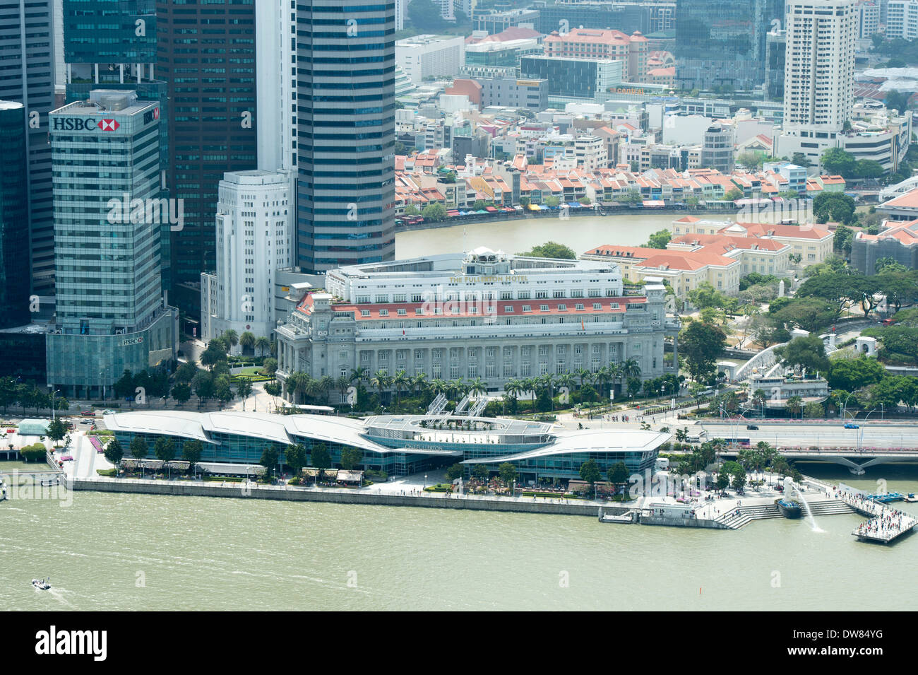 The Fullerton Hotel, Singapore Stock Photo - Alamy