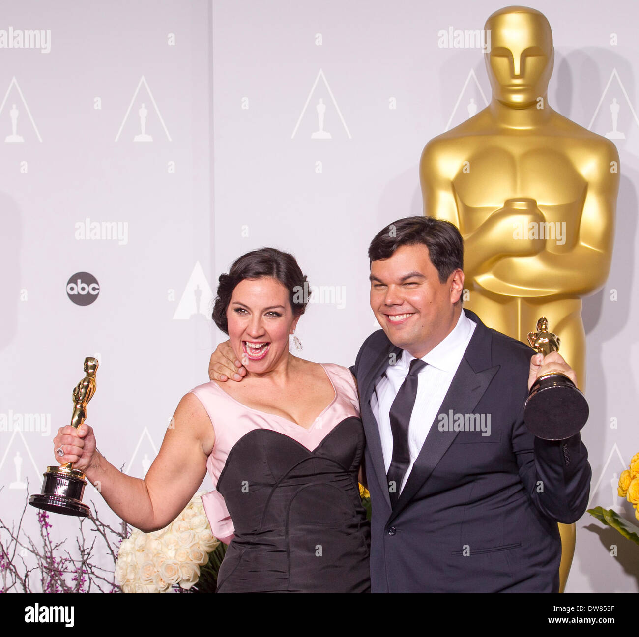 KRISTEN ANDERSON-LOPEZ ROBERT LOPEZ 86TH ANNUAL ACADEMY AWARDS ...