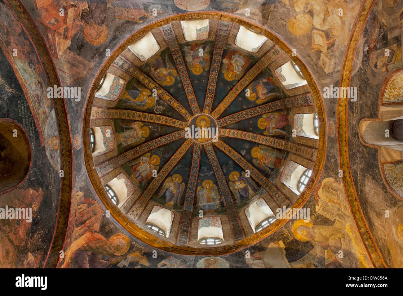 The Virgin and the Child, Parecclesion dome, Church of the Holy Saviour ...