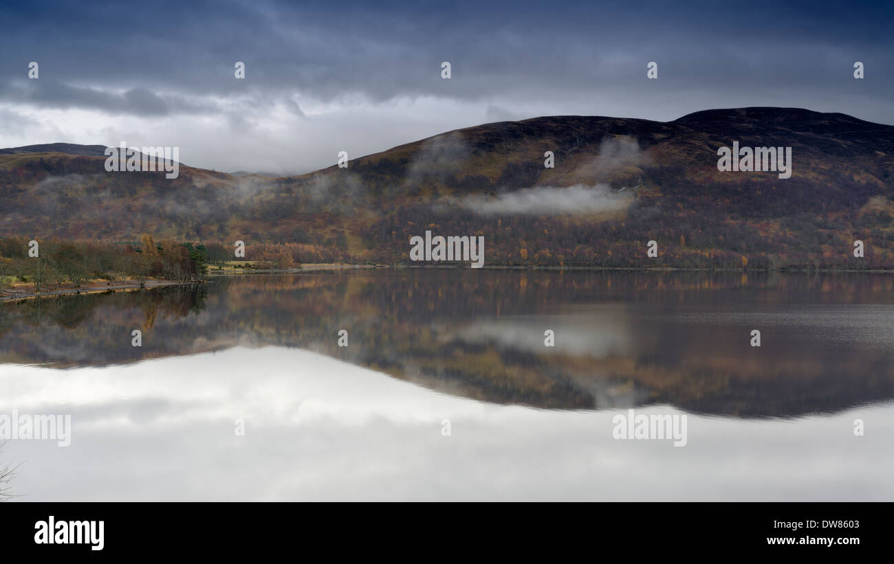 Scottish Highlands: Perthshire: Looking South over Loch Rannoch Stock ...