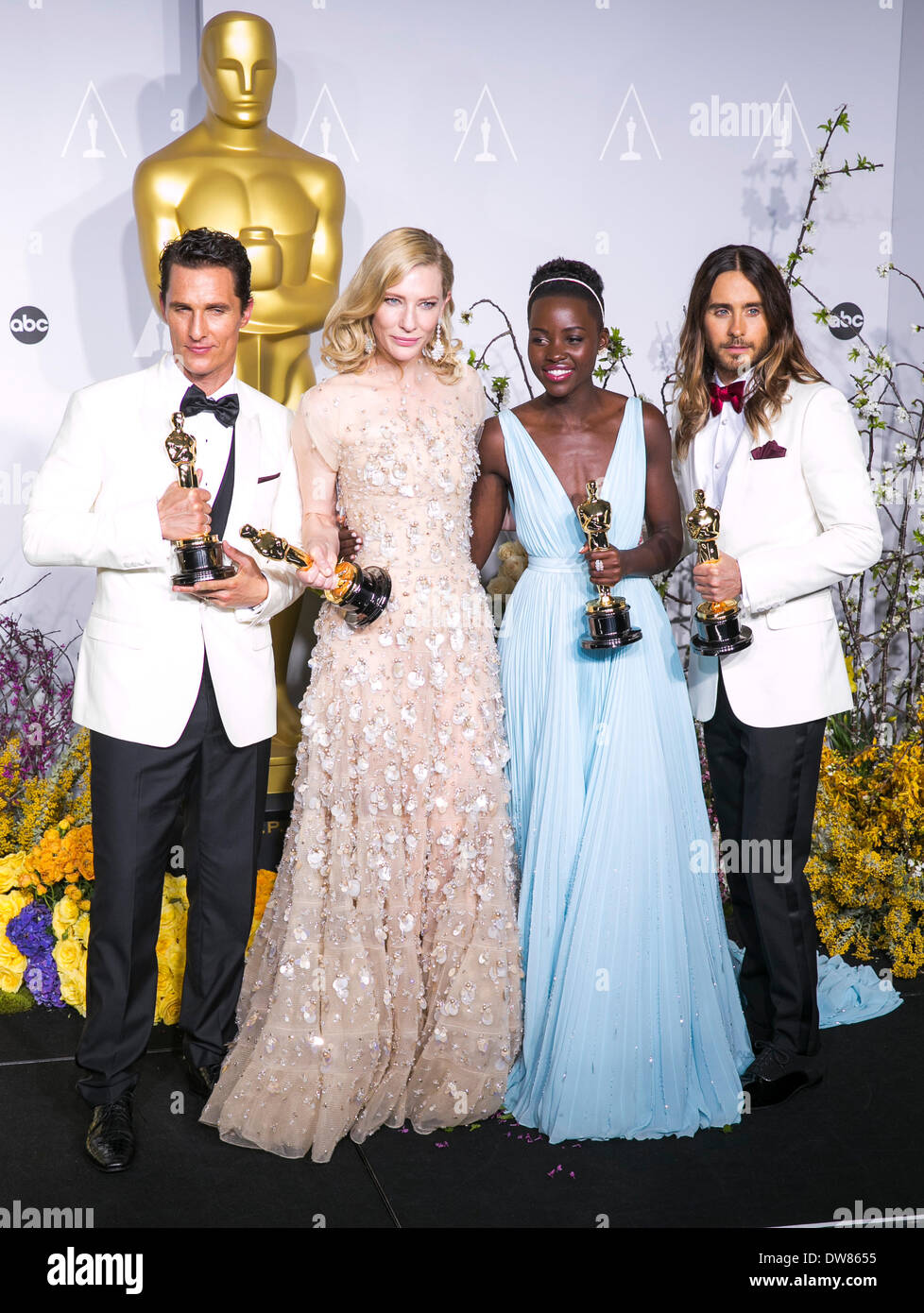 MATTHEW MCCONAUGHEY CATE BLANCHETT LUPITA NYONG'O JARED LETO 86TH ...