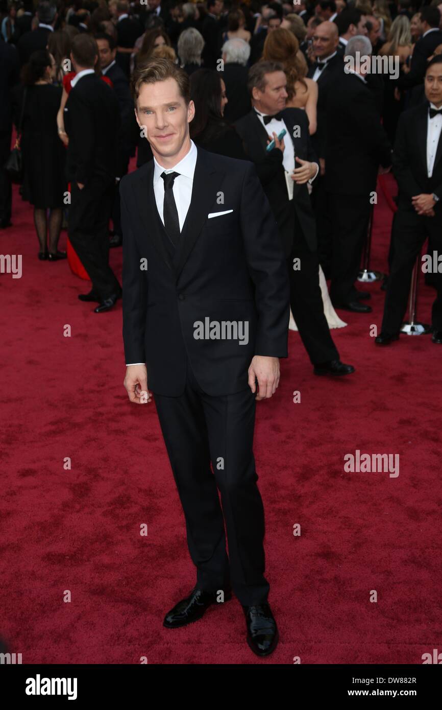 Los Angeles, USA. 2nd March, 2014. Actor Benedict Cumberbatch attends ...