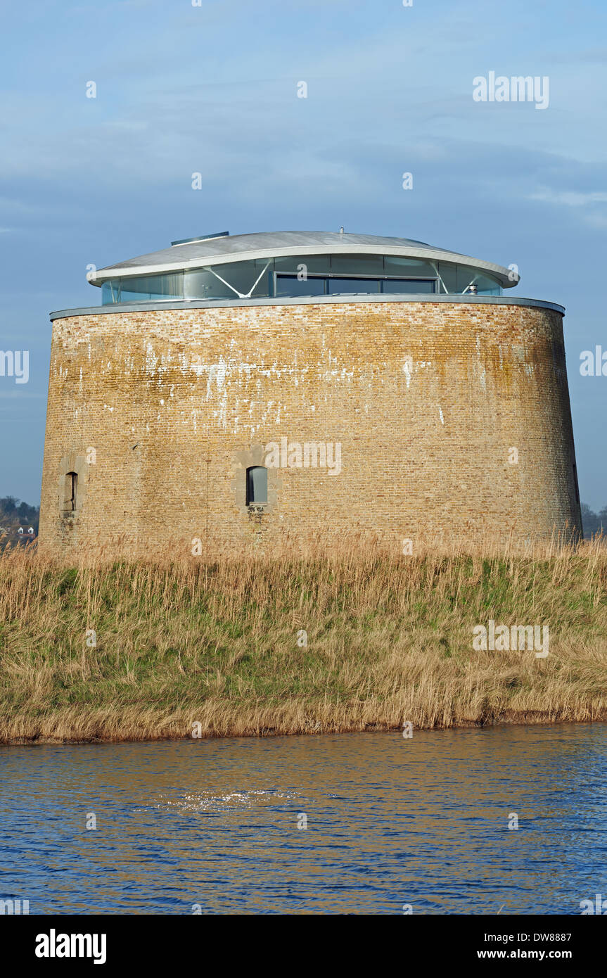 Martello tower Y Bawdsey, Suffolk, UK Stock Photo - Alamy