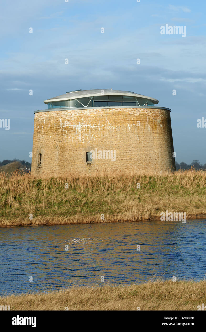 Martello tower Y Bawdsey, Suffolk, UK Stock Photo - Alamy