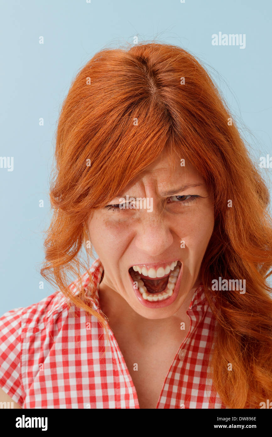 Faces - Screaming Stock Photo - Alamy