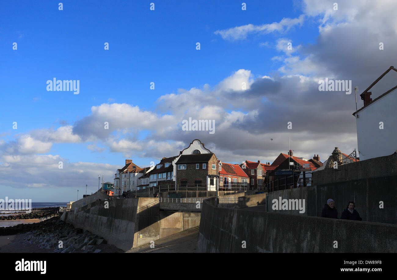 The seafront at Sheringham on the North Norfolk coast Stock Photo - Alamy