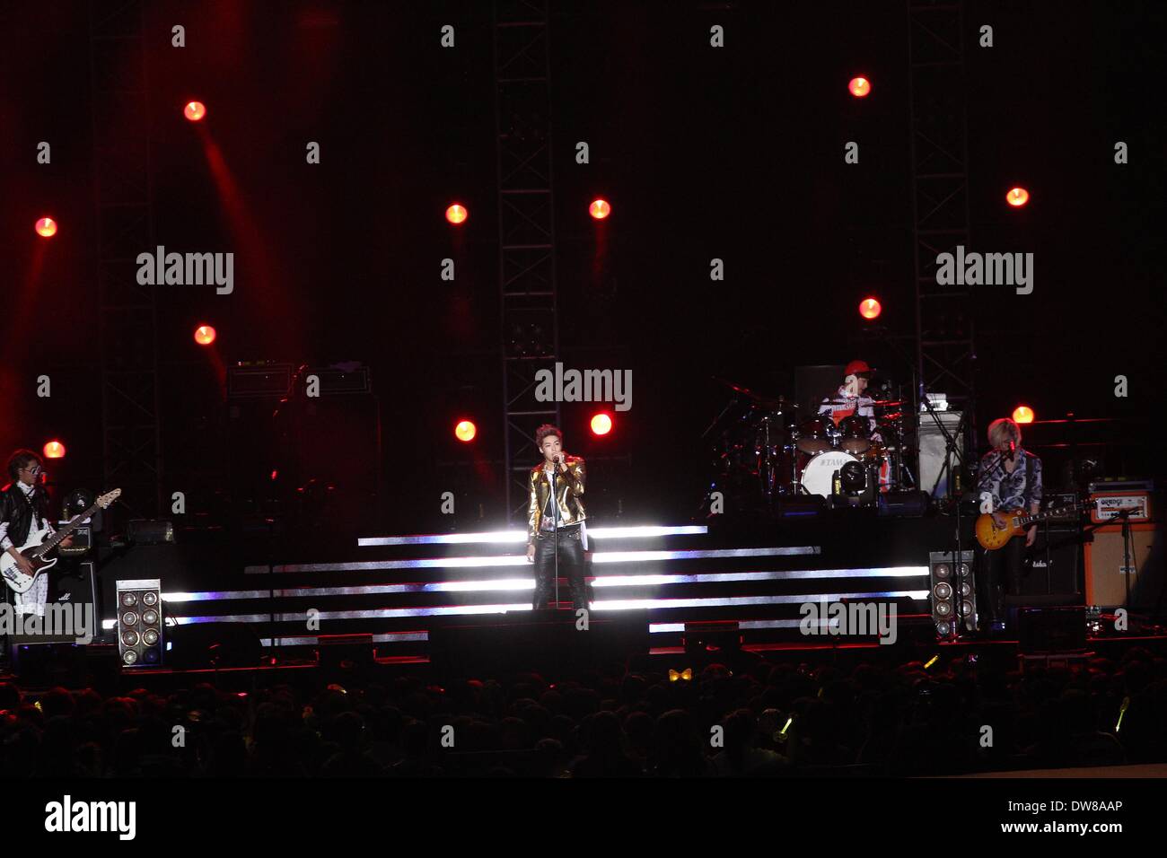 Taipei, China. 28th Feb, 2014. South Korean boy band FTISLAND perform ...