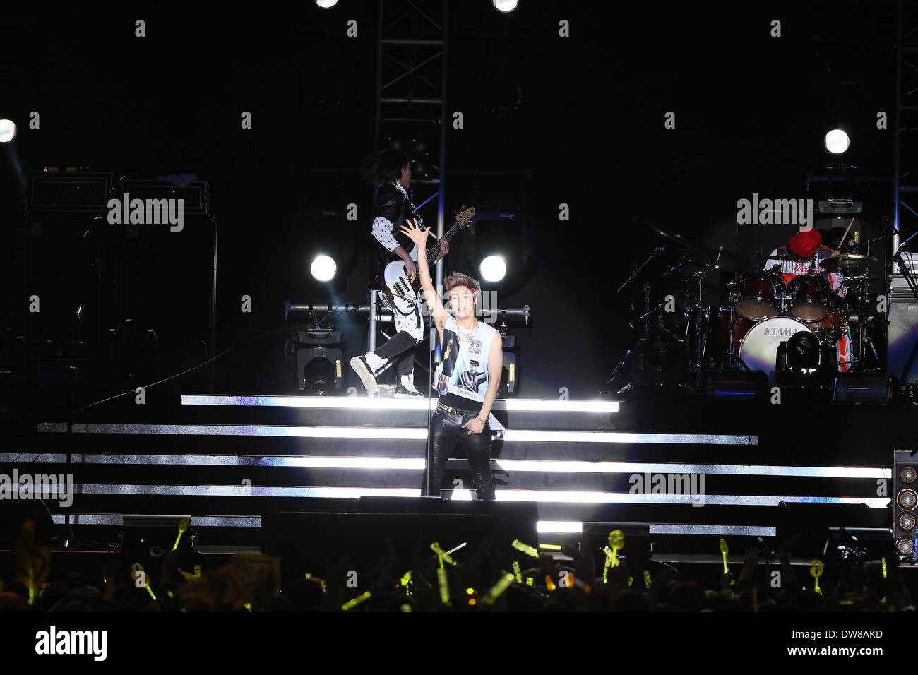 Taipei, China. 28th Feb, 2014. South Korean boy band FTISLAND perform ...