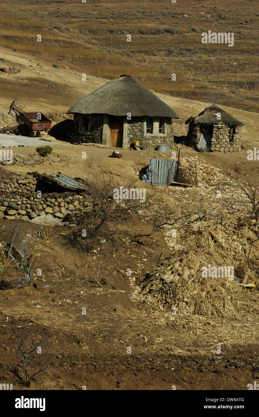 Basotho traditional house lesotho africa hi-res stock photography and ...