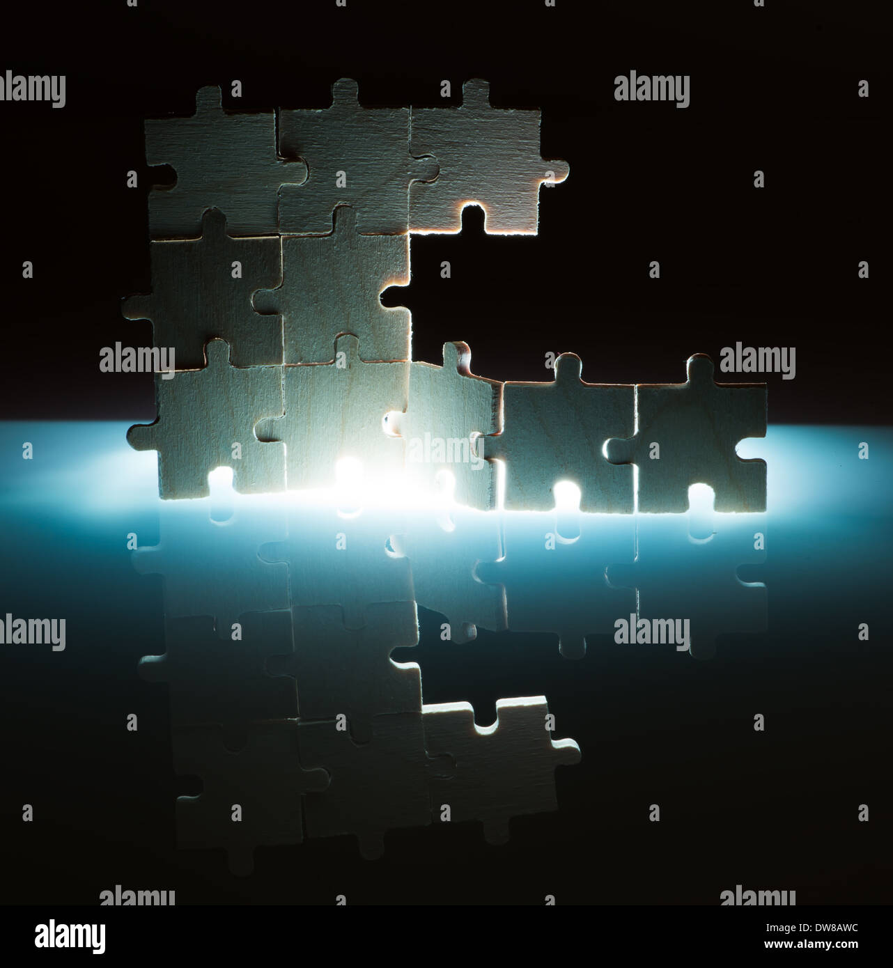Stacked puzzle pieces hi-res stock photography and images - Alamy