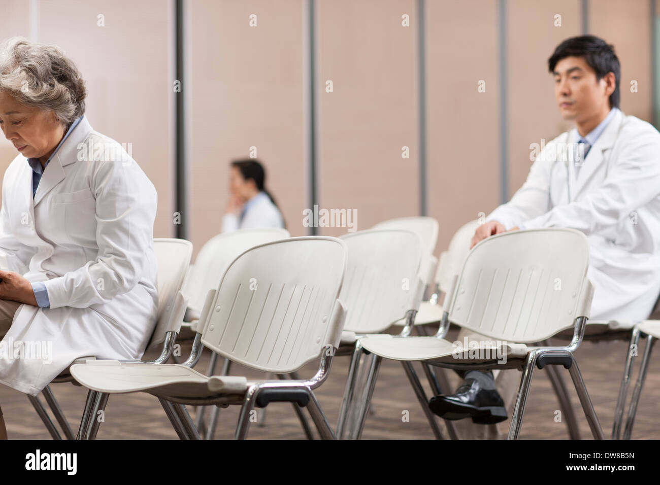 Medical workers waiting for meeting Stock Photo - Alamy