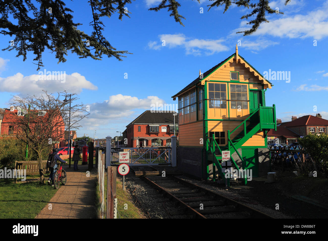 Railway crossing signal box hi-res stock photography and images - Alamy