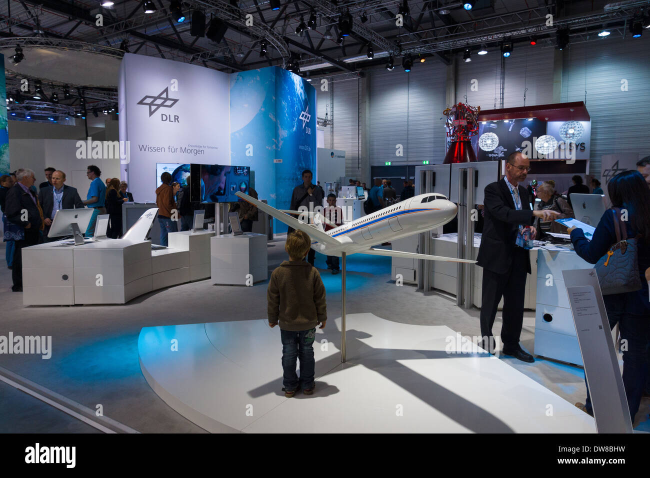 ILA Berlin Air Show 2012. Stand German Aerospace Center (DLR Stock ...