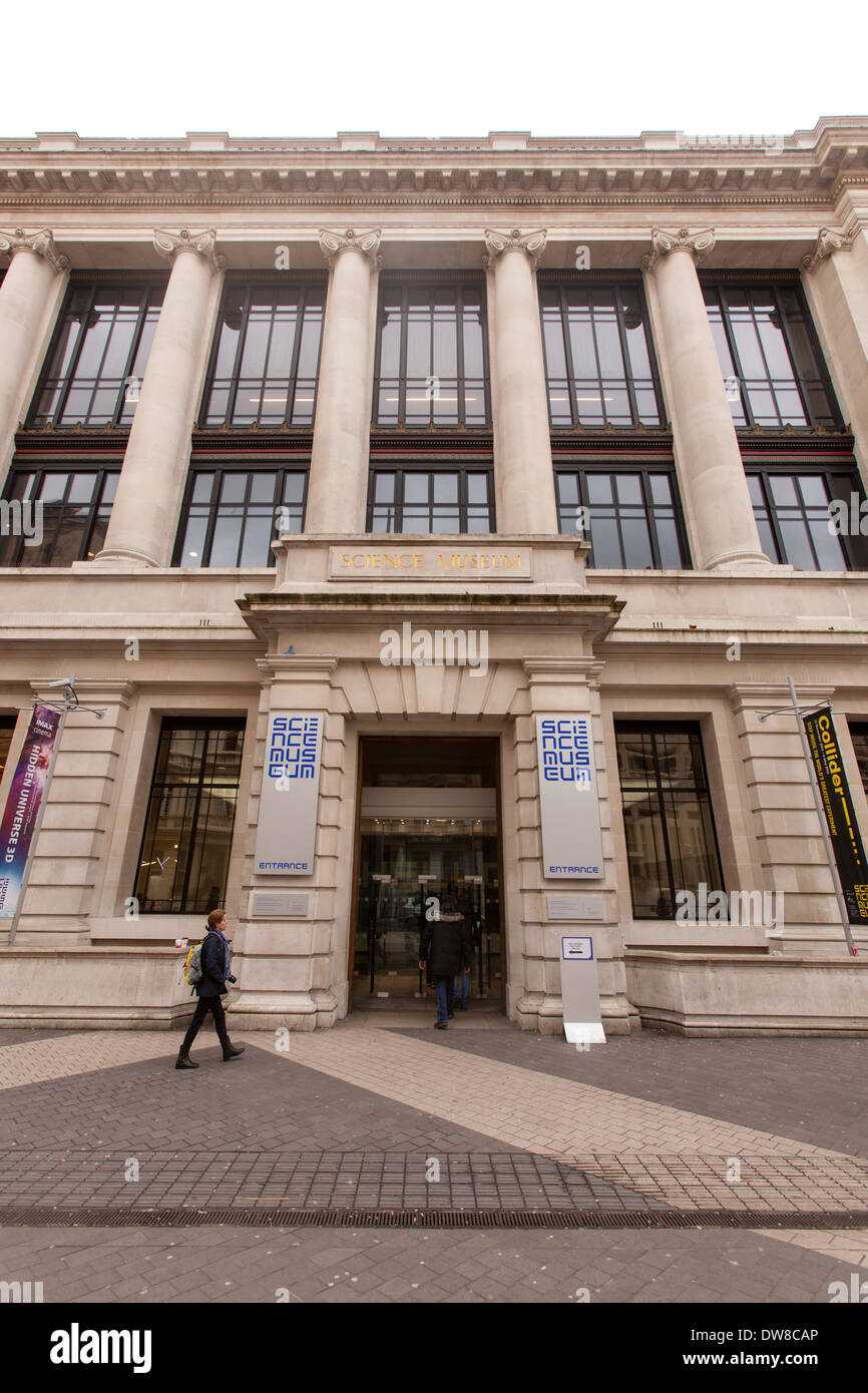 Science Museum entrance, Exhibition Road, Kensington, London, England ...