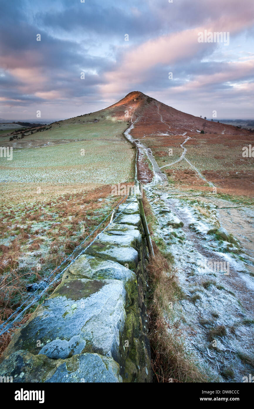 Roseberry Topping, Dawn, North Yorkshire Stock Photo - Alamy